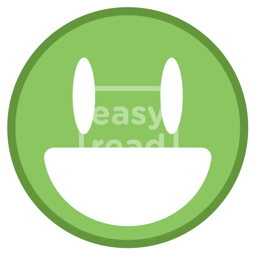 Happy face emoticon